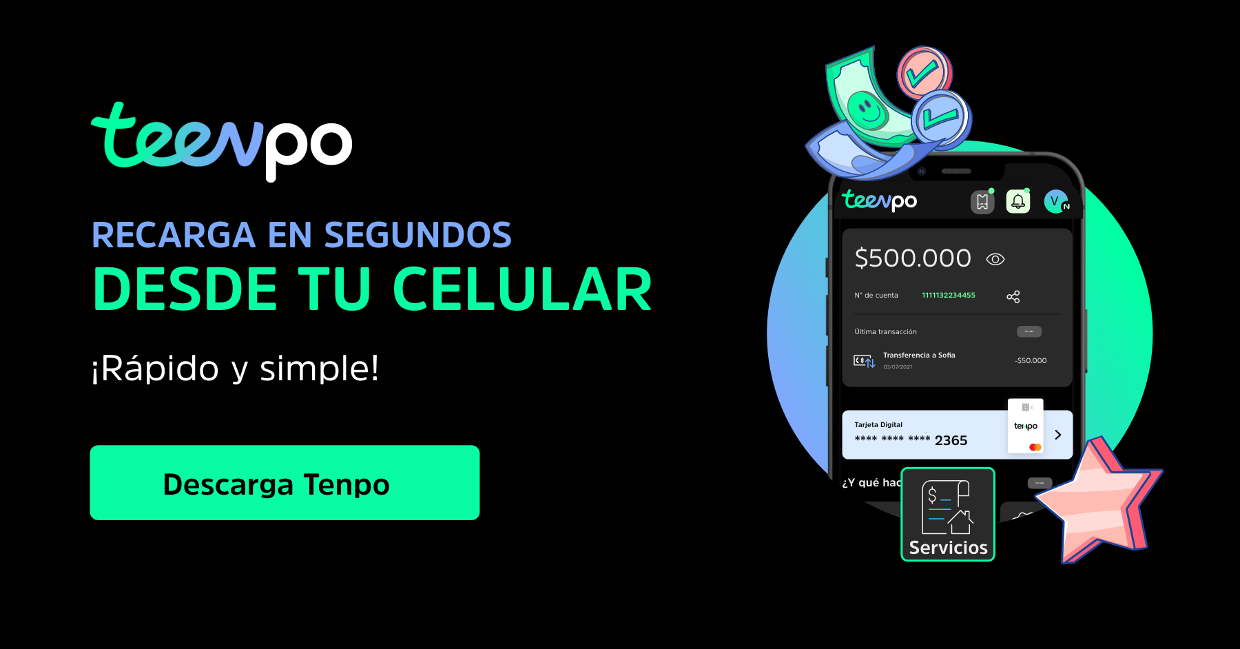 Recargas: Recarga en línea DirecTV, WOM y miles de servicios | Teenpo